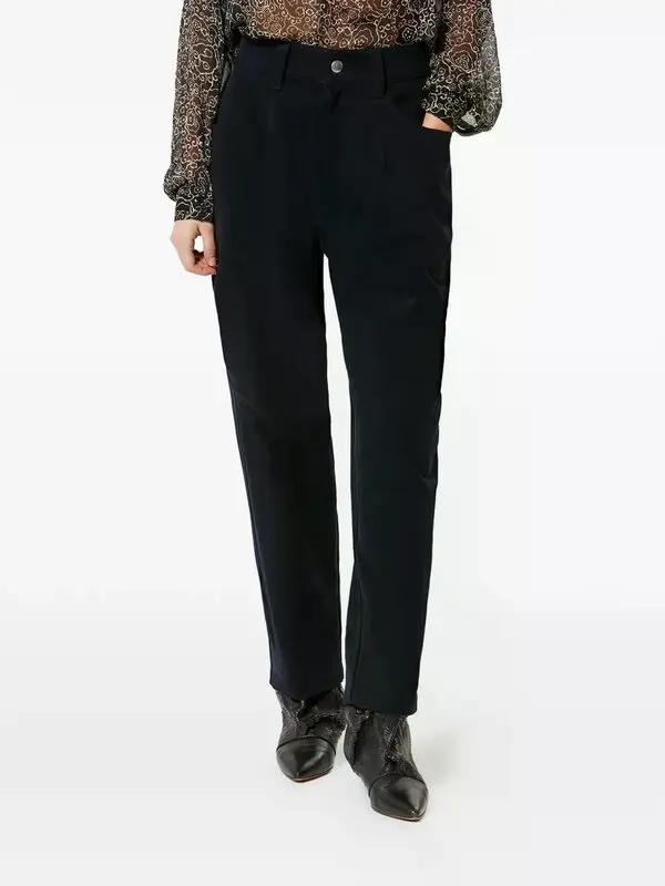 MARANT ETOILE Opalyna Button-fastening Trousers - Black