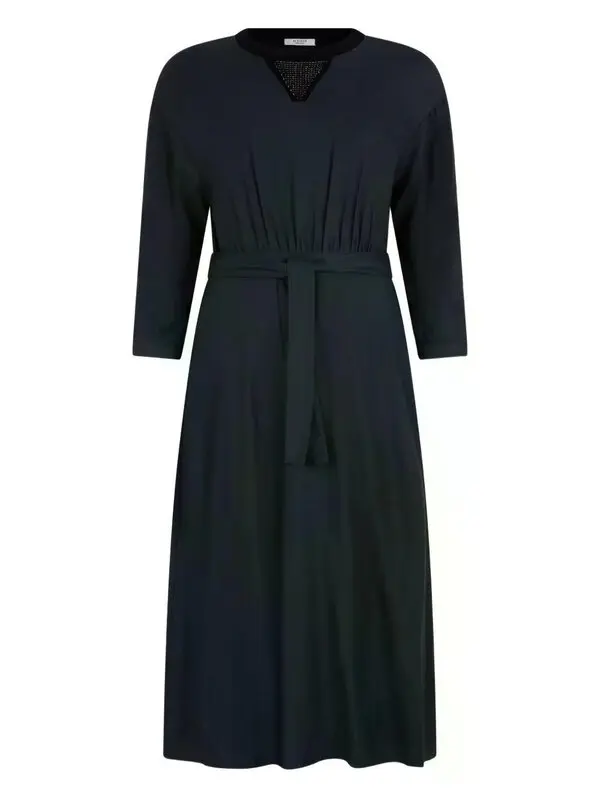 Peserico Belted Midi Dress