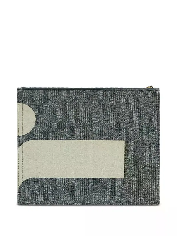 Isabel Marant Étoile Netia Zip Clutch - Grey