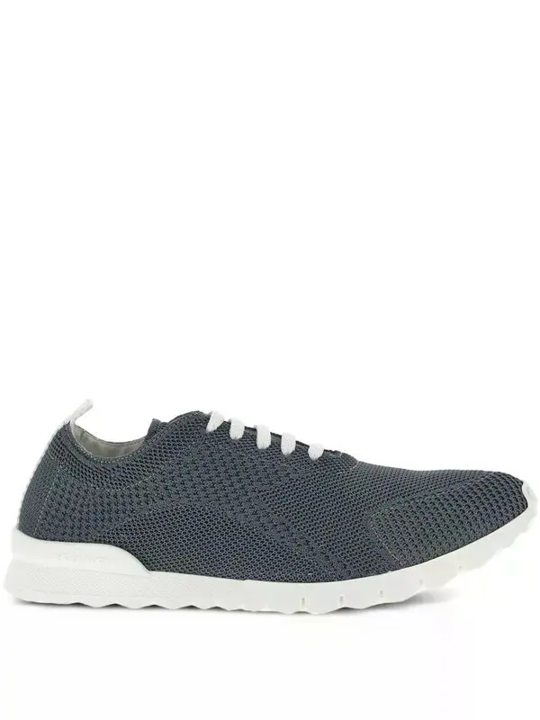 Kiton Logo-embroidered Sneakers - Grey