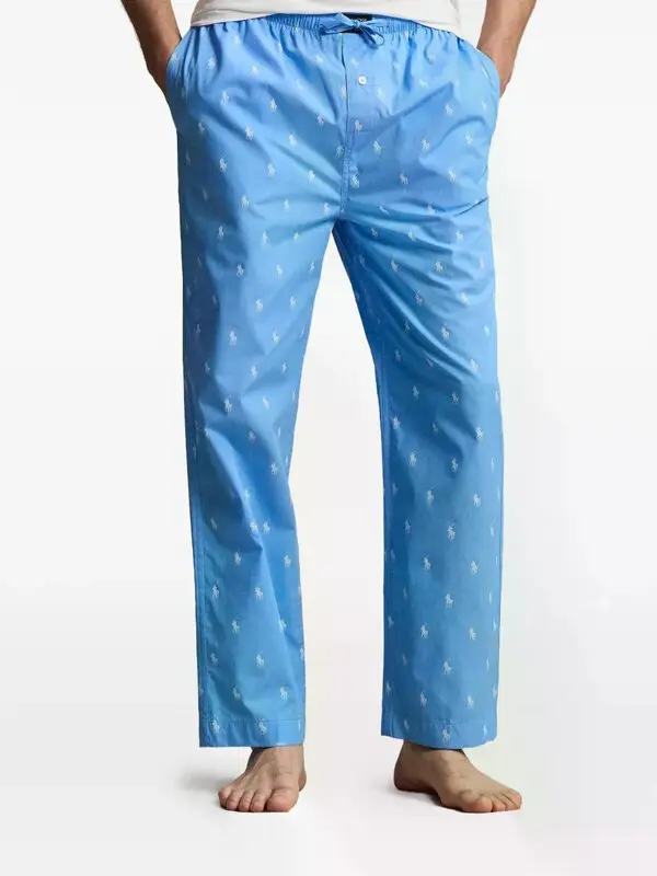 Polo Ralph Lauren Logo-pattern Pajama Pants