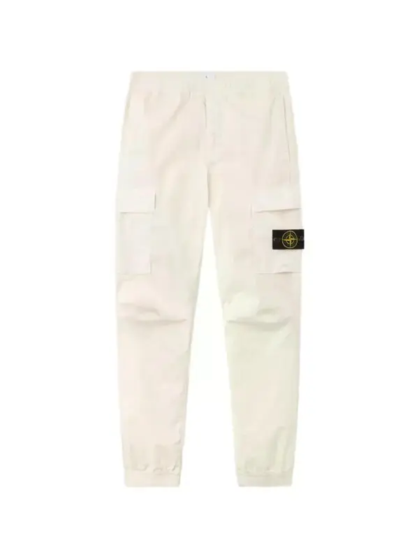 Stone Island Stretch Organic Cotton Twill Cargo Pants