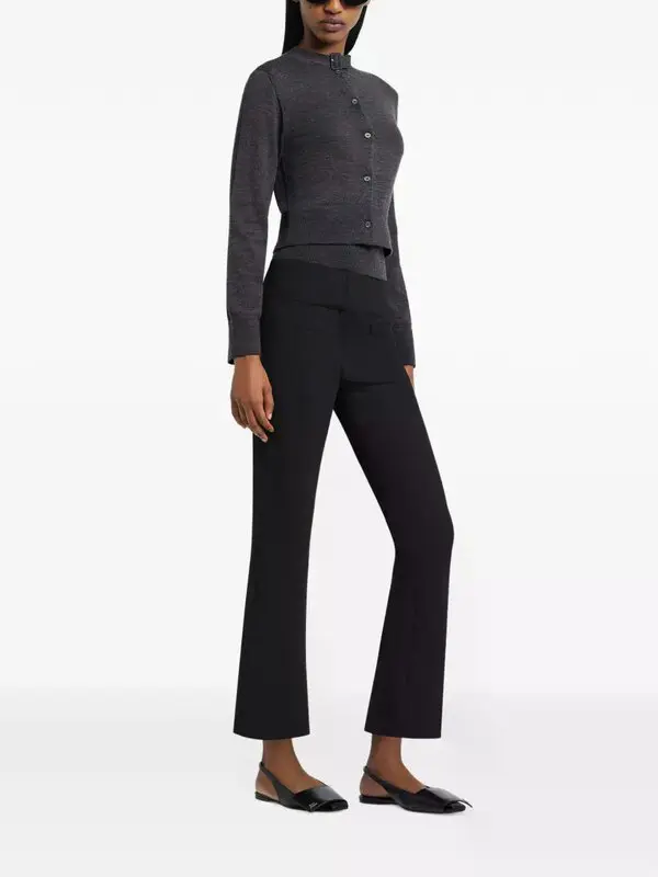 COURREGES Buckle Button Cardigan - Grey