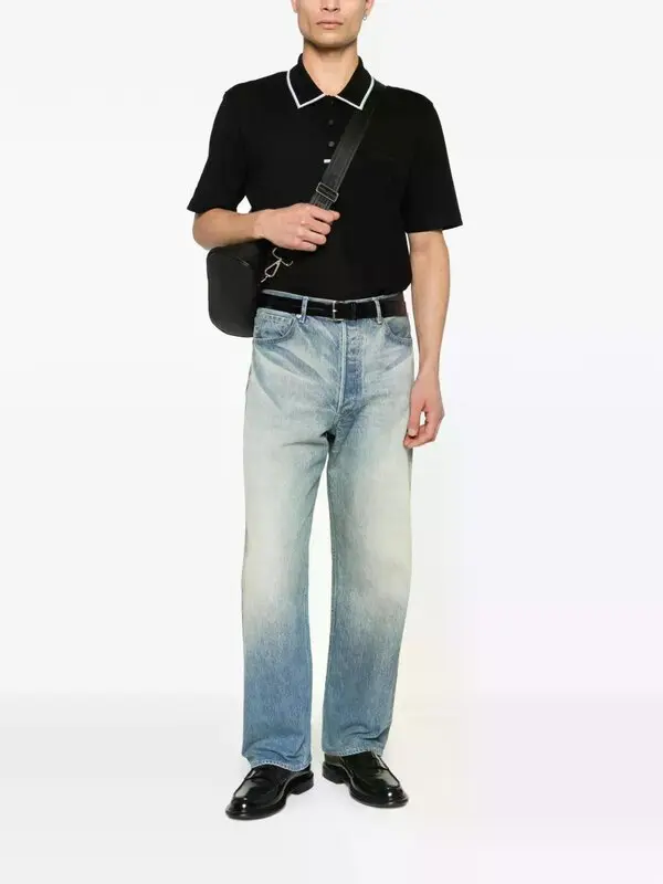 FERRAGAMO Stripe-detail Polo Shirt