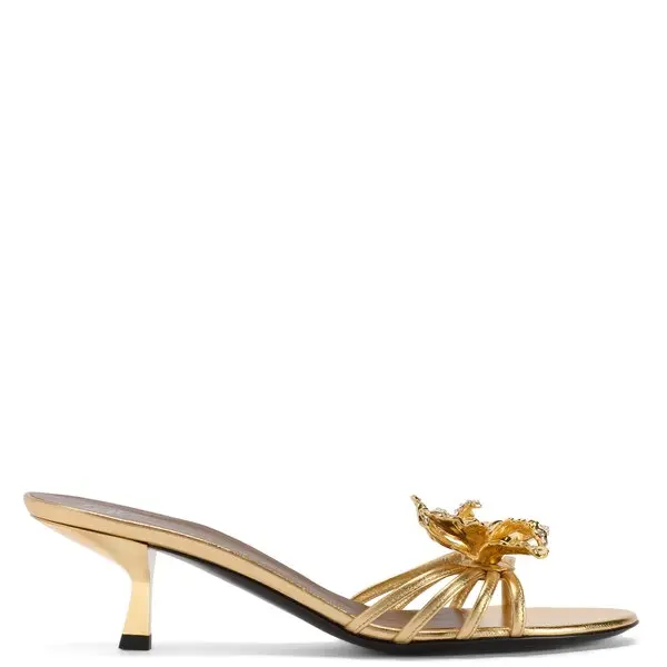 GIUSEPPE ZANOTTI Orchid Crystal Mule 50 - Gold