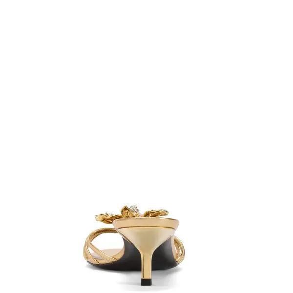 GIUSEPPE ZANOTTI Orchid Crystal Mule 50 - Gold