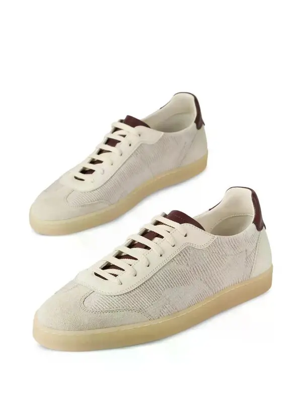 Brunello Cucinelli Lace-up Knitted Sneakers