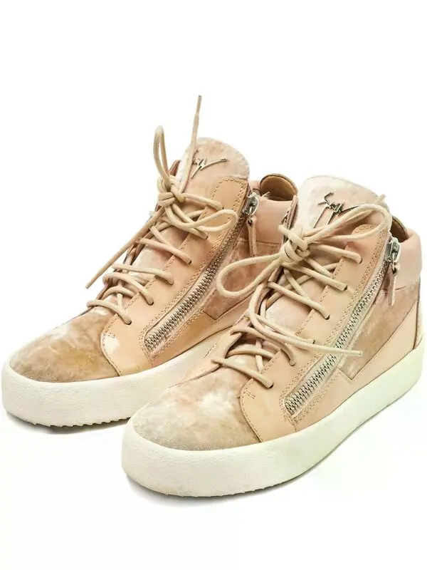 GIUSEPPE ZANOTTI Frankie Leather High-top Sneakers
