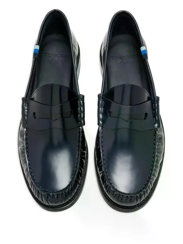 BLU SCARPA Penny-bar Loafers