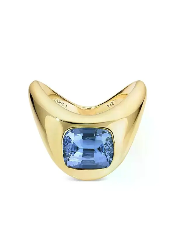 ZAHN-Z Tanzanite Cushion-cut Ring - Gold