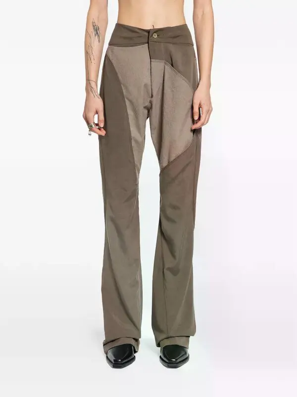 YEHUAFAN Paneled Trousers