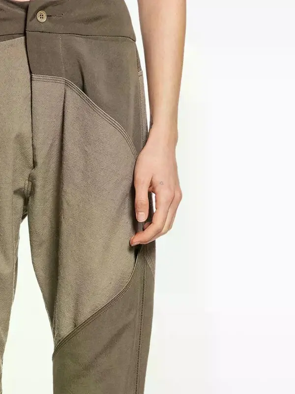 YEHUAFAN Paneled Trousers