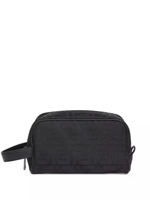 Fendi Ff Padded Handle Shoulder Bag - Black