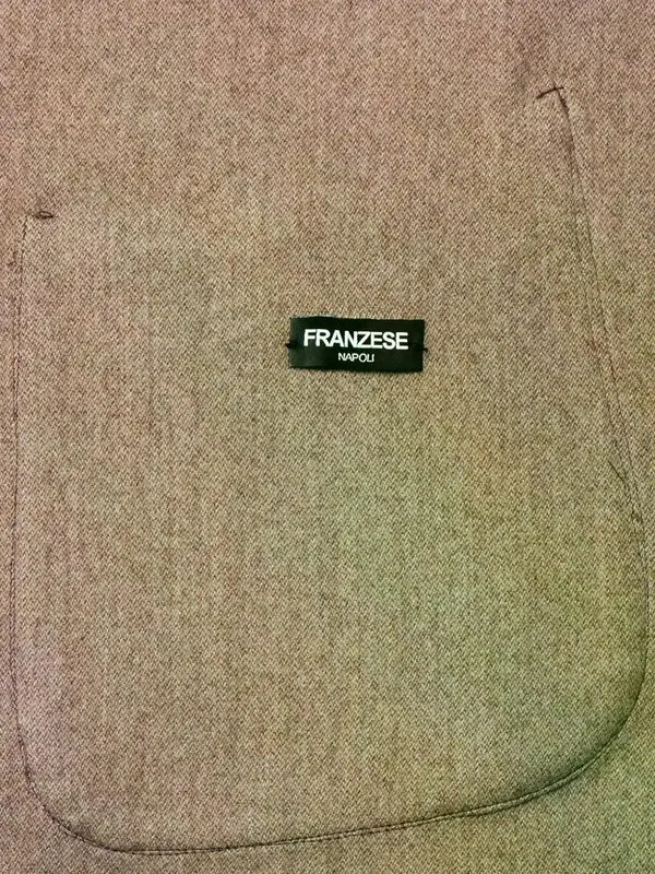 FRANZESE COLLECTION Wool Shirt Jacket With Patch Pockets - Neutrals