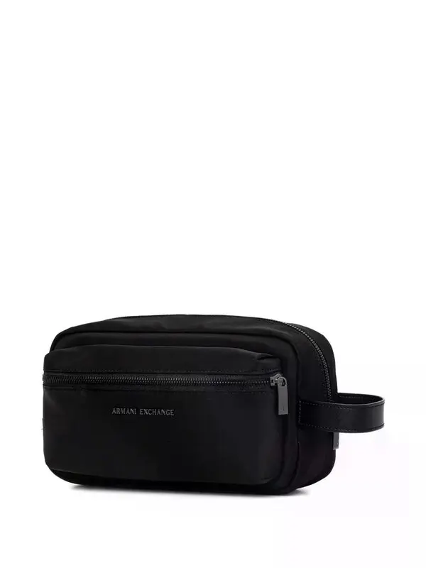 Armani Exchange Zip-up Pouch - Black