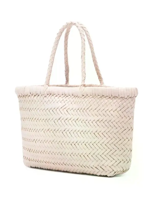 Dragon Diffusion Mini Flat Gora Woven Tote Bag - Neutrals