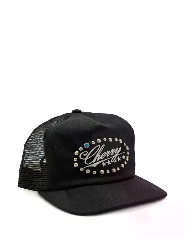 CHERRY LA Studded Logo Cap - Black
