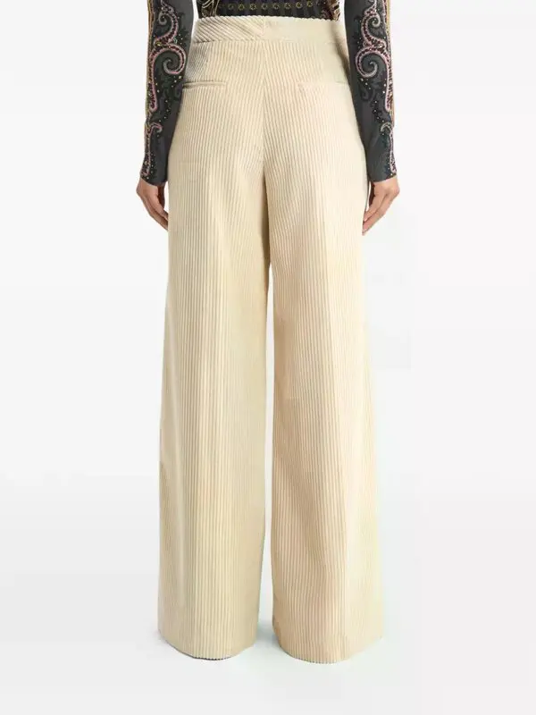 Etro Wide-leg Corduroy Trousers