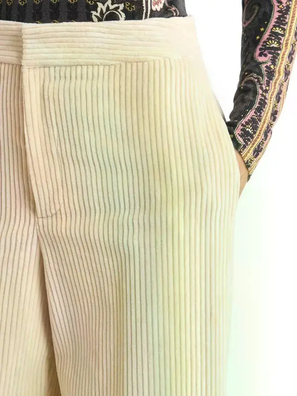 Etro Wide-leg Corduroy Trousers