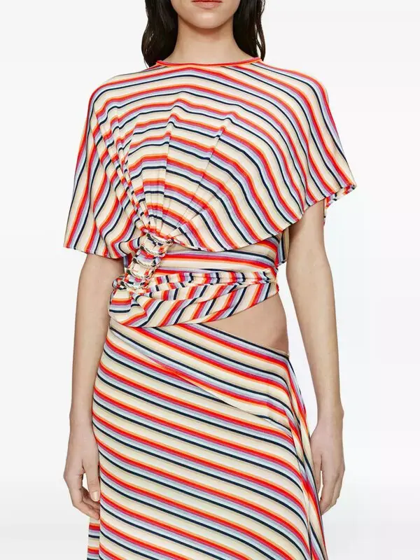 Christopher Esber Calypso Coiled Striped T-shirt