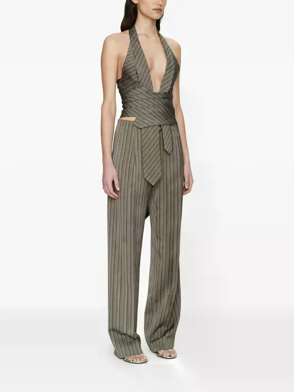 Christopher Esber Reyer Striped Tie Top