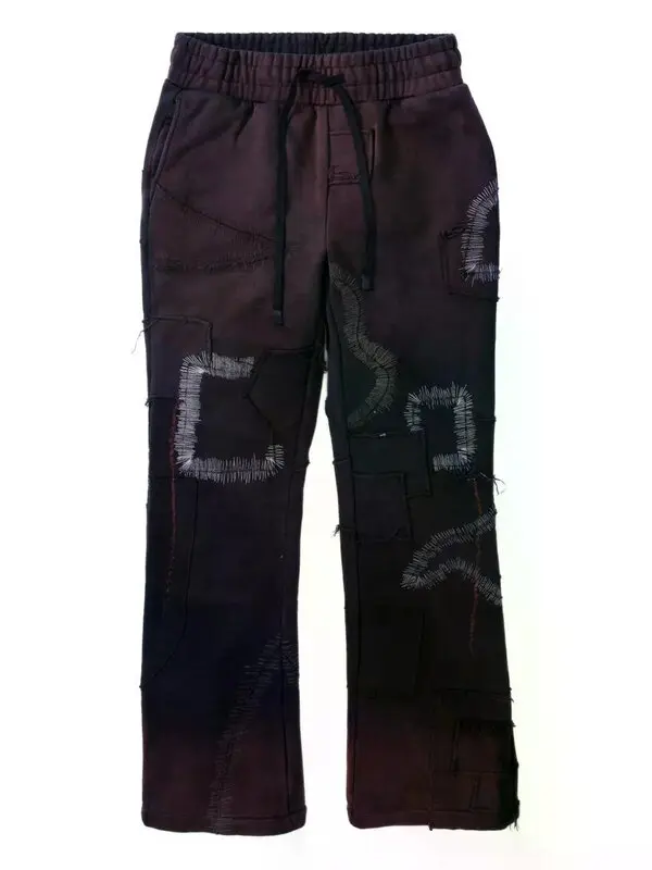 WHO DECIDES WAR BY EV BRAVADO Patchwork Track Pants