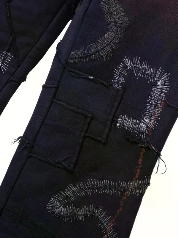 WHO DECIDES WAR BY EV BRAVADO Patchwork Track Pants