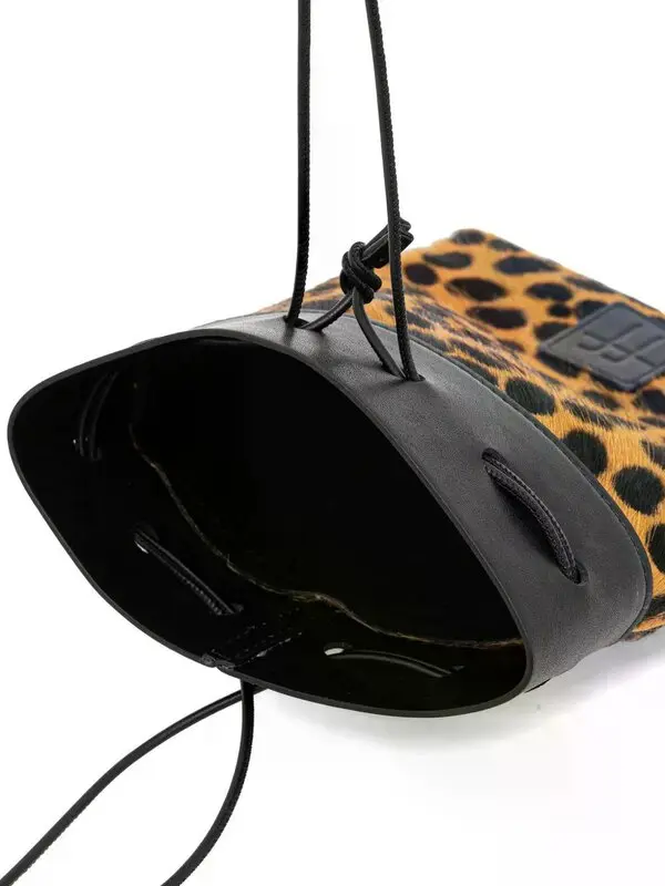 FORTE_FORTE Animal Print Bucket Bag