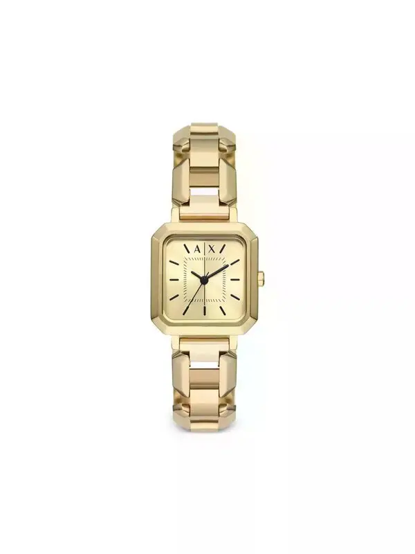 Armani Exchange 27mm Square-shape Watch - Gold