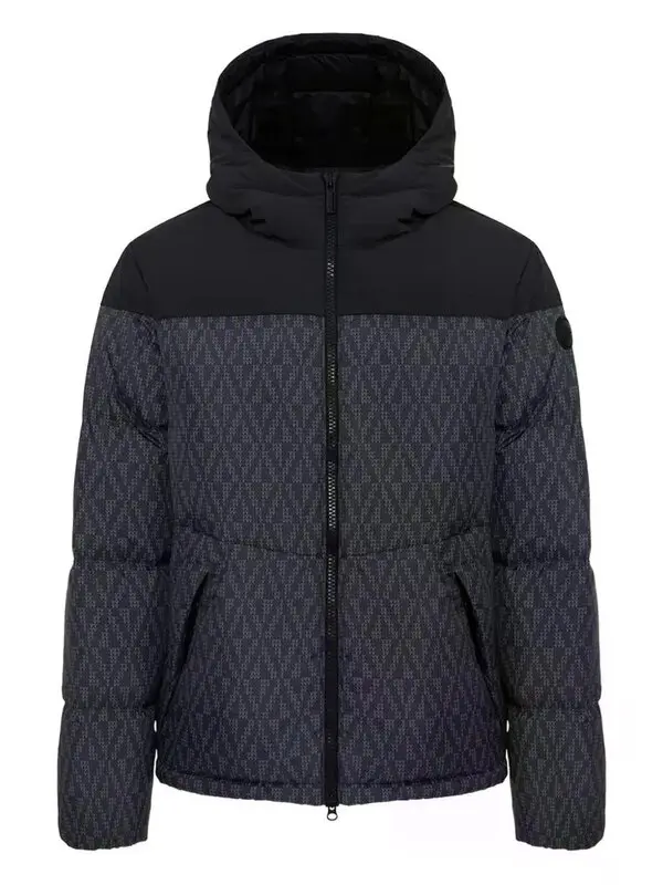 COLMAR Patterned Hooded Jacket - Grey