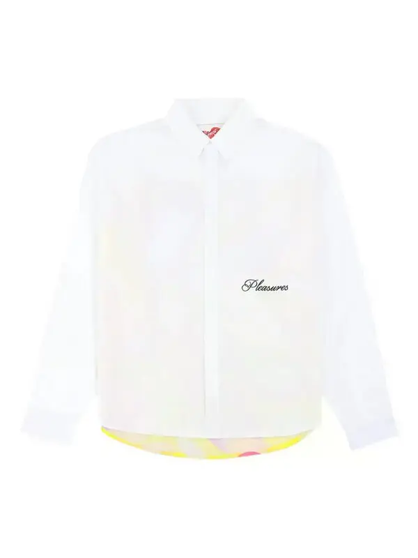 PLEASURES Long-sleeve Button-up Shirt