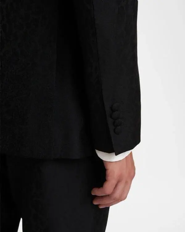 Etro Leopard-jacquard Single-breasted Sport Coat - Black