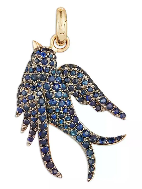 STORROW JEWELRY Birdie Charm - Blue