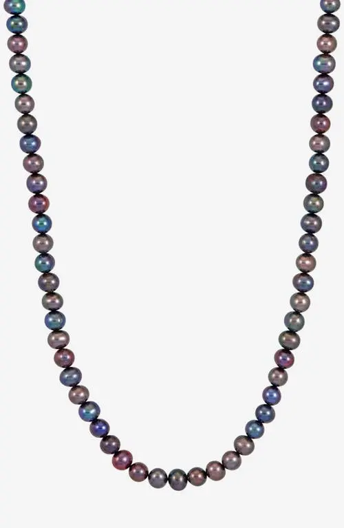 DOWER & HALL Timeless Peacock Freshwater Pearl Necklace - Sterling Silver