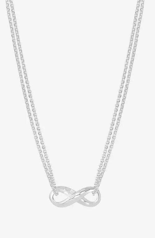 DOWER & HALL Entwined Infinity Pendant - Sterling Silver