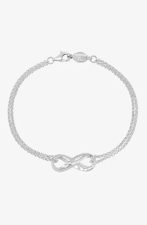DOWER & HALL Entwined Infinity Bracelet - Sterling Silver