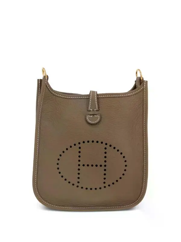Hermès 2023 Mini Evelyne Crossbody Bag - Neutrals