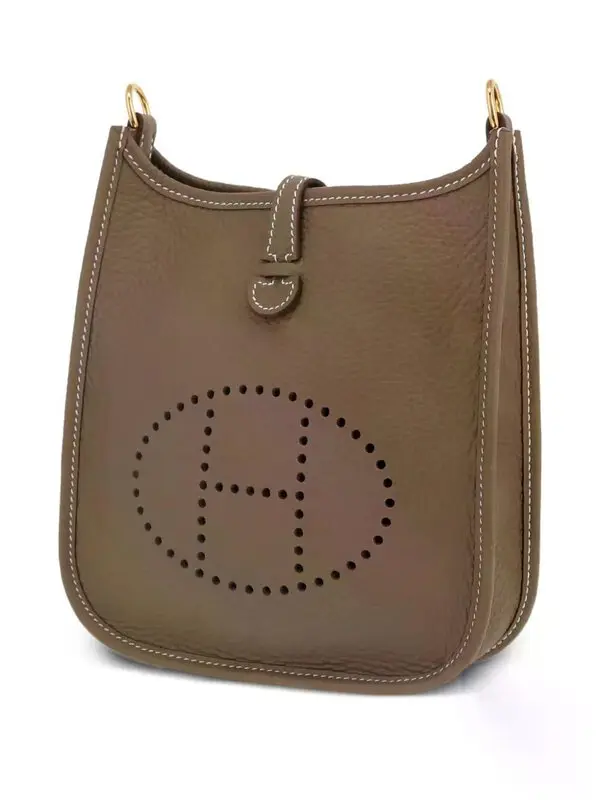 Hermès 2023 Mini Evelyne Crossbody Bag - Neutrals