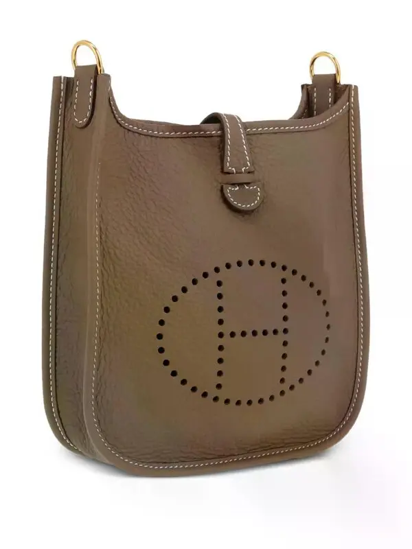 Hermès 2023 Mini Evelyne Crossbody Bag - Neutrals