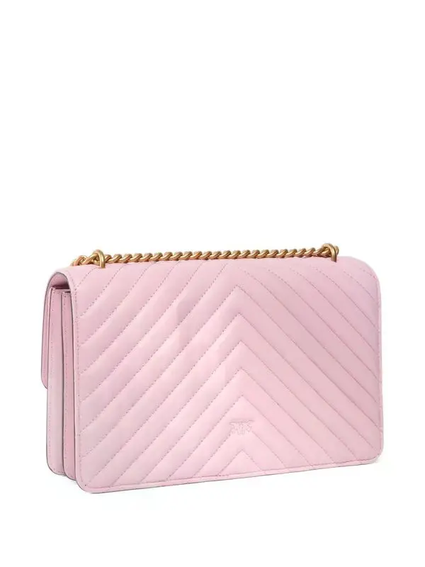 Pinko Medium Shoulder Bag Love Bag One Chevron - Pink