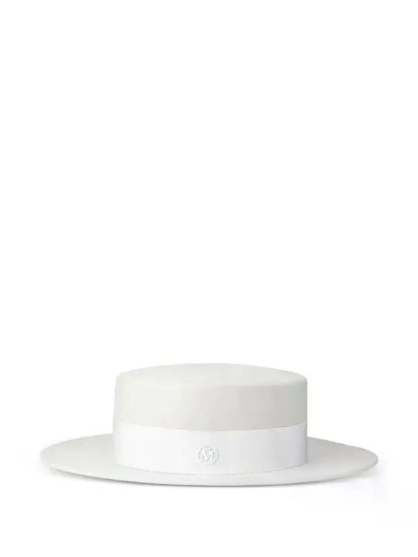 MAISON MICHEL Kiki Hat - White