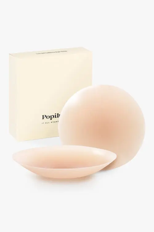 POPILUSH Silicone Nipple Covers - Beige Overflow