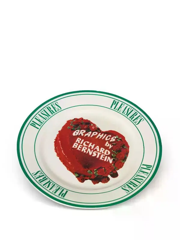 PLEASURES Richard Bernstein Cake Plate - White