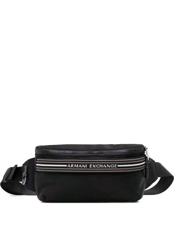Armani Exchange Logo-detail Belt Bag - Black