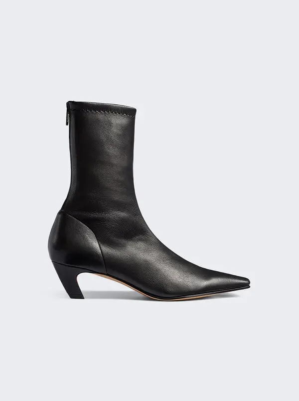 Khaite Arizona 40 Ankle Boot - Black