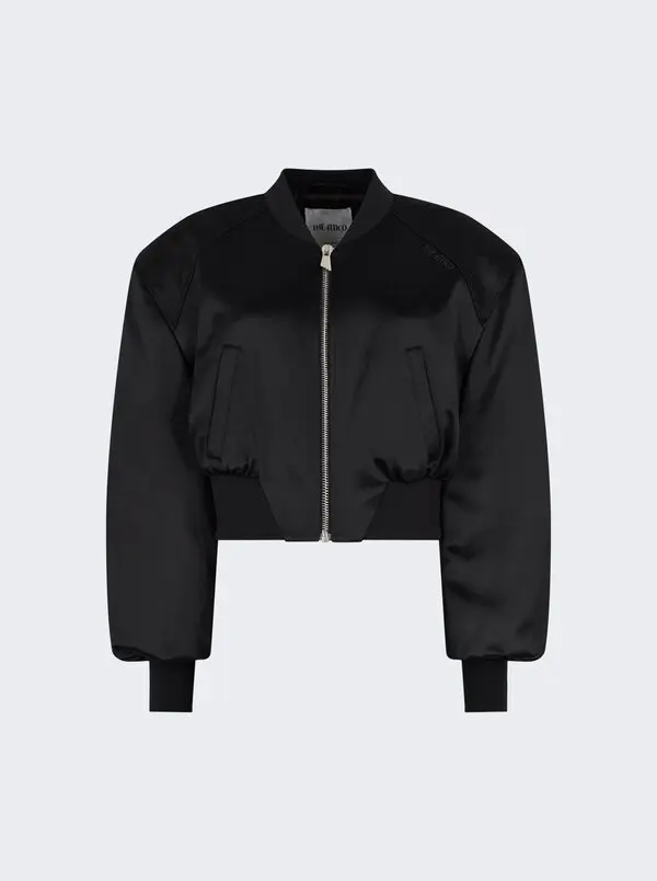 Attico Satin Bomber Jacket