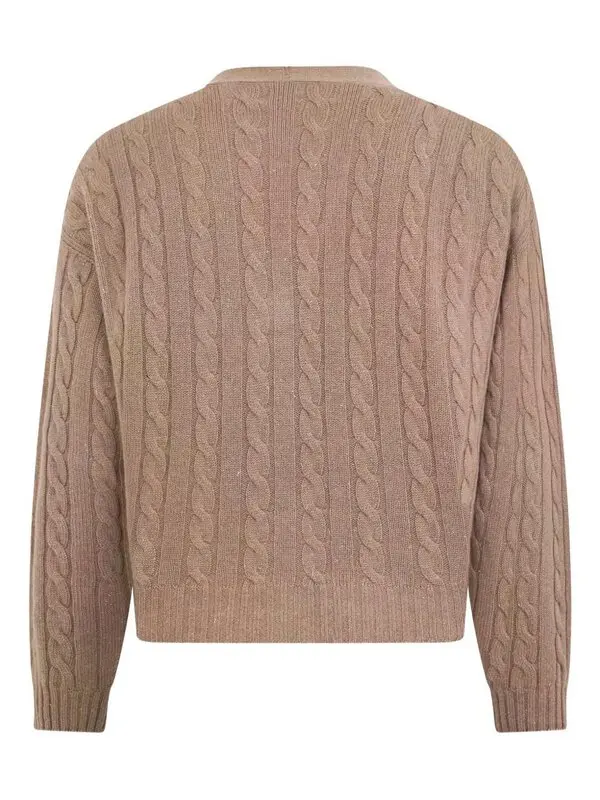 Peserico Cable-knit Button Cardigan