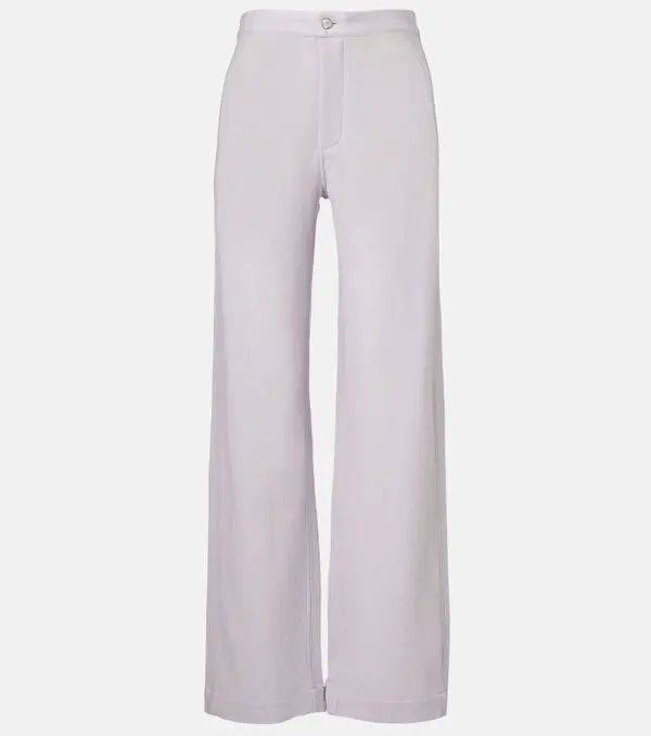 GOD'S TRUE CASHMERE Affirmations Cashmere Pajama Pants With Moonstone - Silver