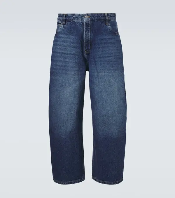 Studio Nicholson Paolo Barrel-leg Jeans - Blue