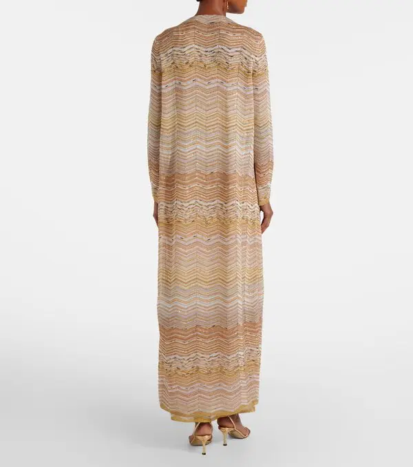 Missoni Zigzag Lamé Cardigan - Multicoloured